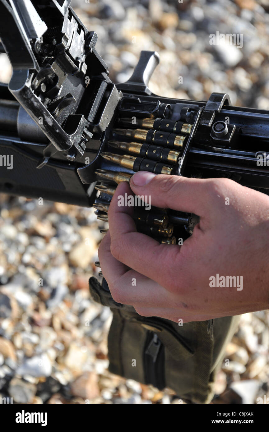 Machine gun beach hi-res stock photography and images - Alamy