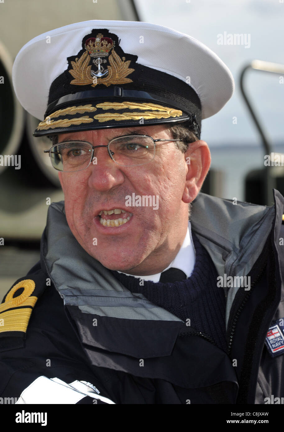 Rear Admiral Peter Hudson Stock Photo - Alamy