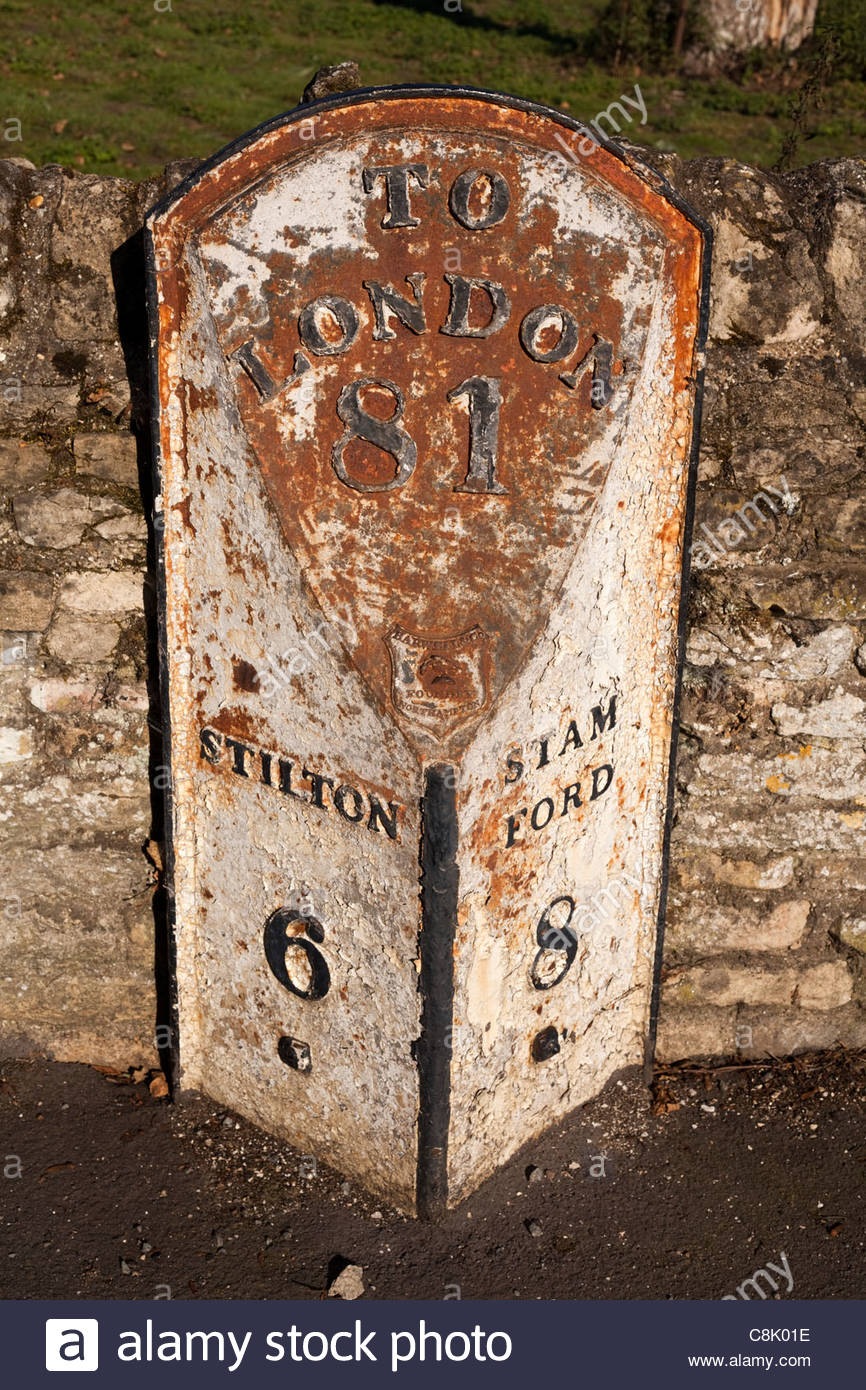 Old Mile Marker Stock Photos & Old Mile Marker Stock Images - Alamy
