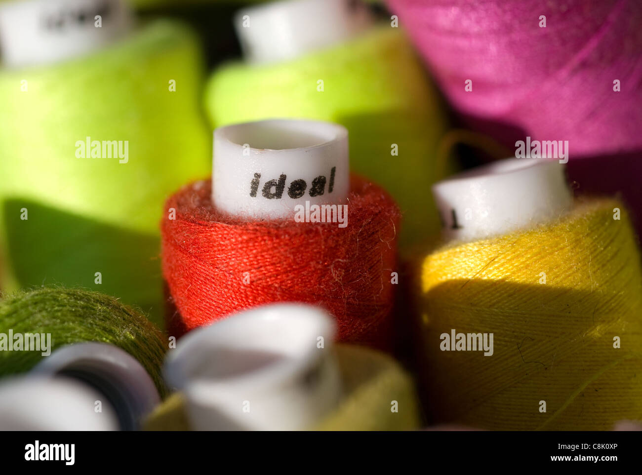 Cotton reels sewing hi-res stock photography and images - Alamy