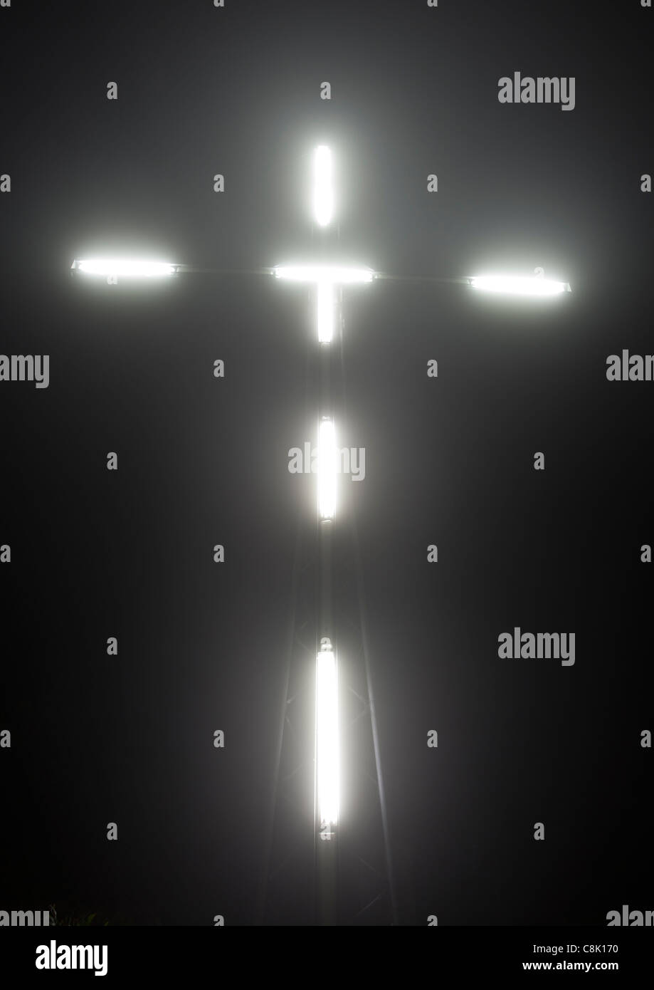 Light Up Cross High Resolution Stock Photography and Images - Alamy