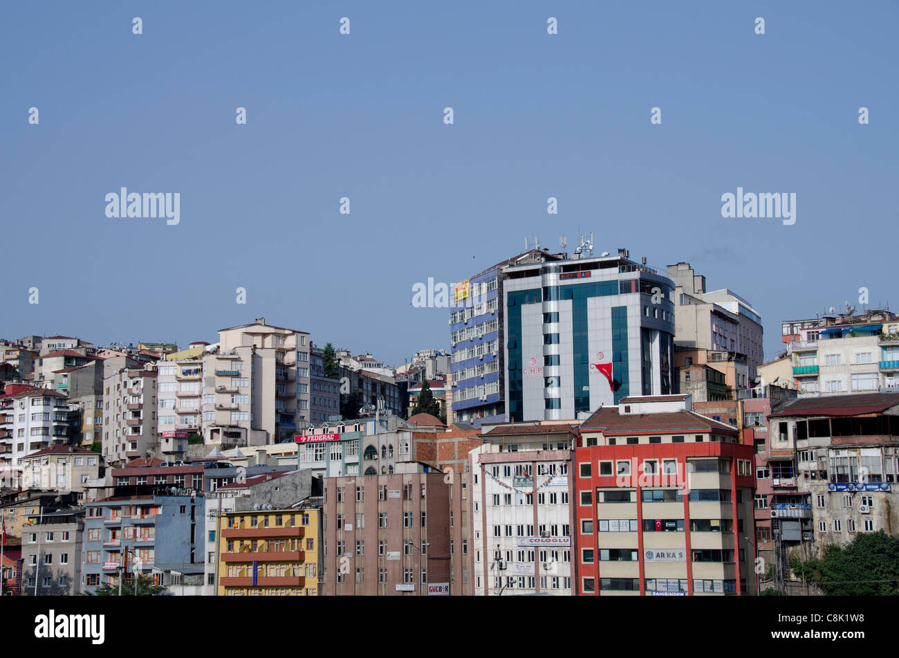 Turkey, Trabzon. Downtown port area of Trabzon Stock Photo - Alamy