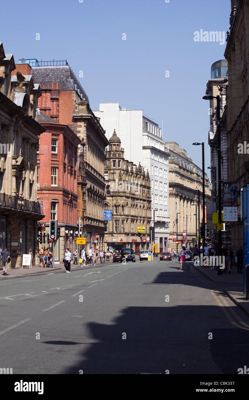Victorian office building Cross Street Manchester England Stock Photo ...