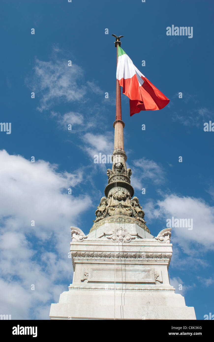 Italian flag red white hi-res stock photography and images - Alamy
