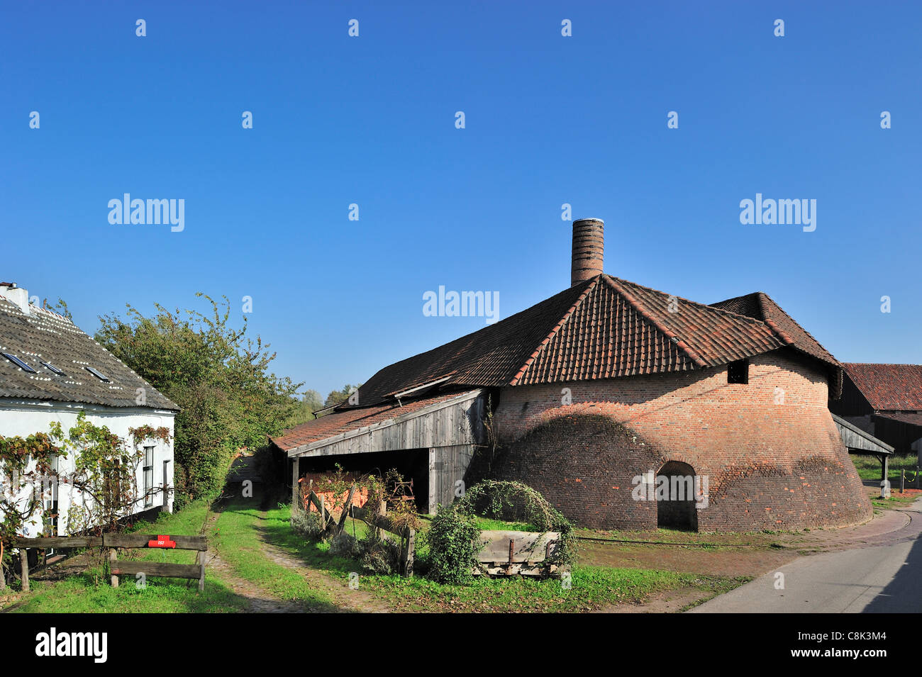 Ring oven / kiln at brickworks, Boom, Belgium Stock Photo - Alamy