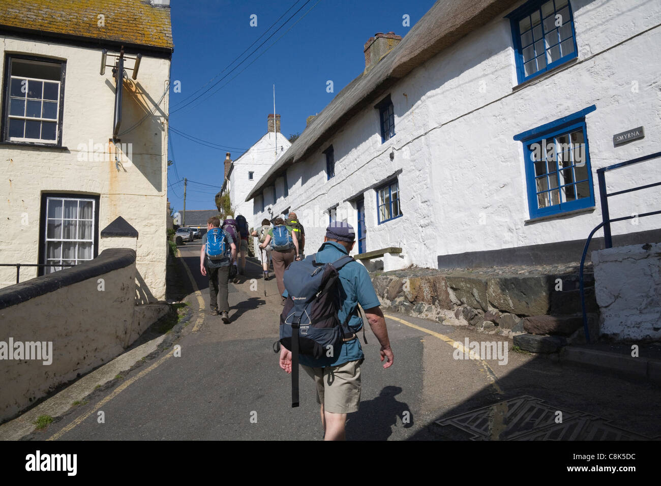 Women ramblers walking poles hi-res stock photography and images - Alamy