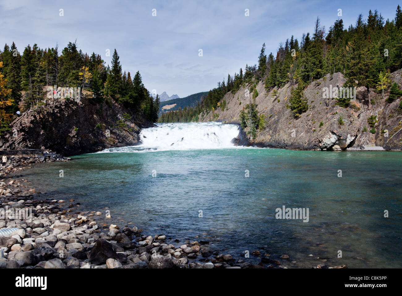 Bow falls. Banff National park. Alberta. Canada, Oct. 2011 Stock Photo ...