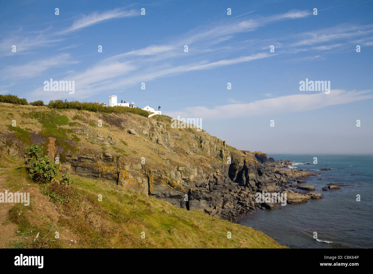 Lizard Point Cornwall England UK Lighthouse on the headland of most ...