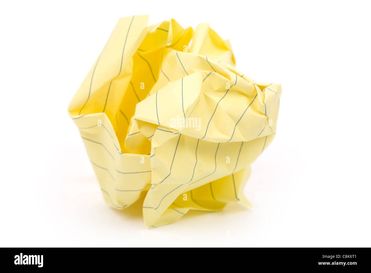paper ball with white background Stock Photo - Alamy