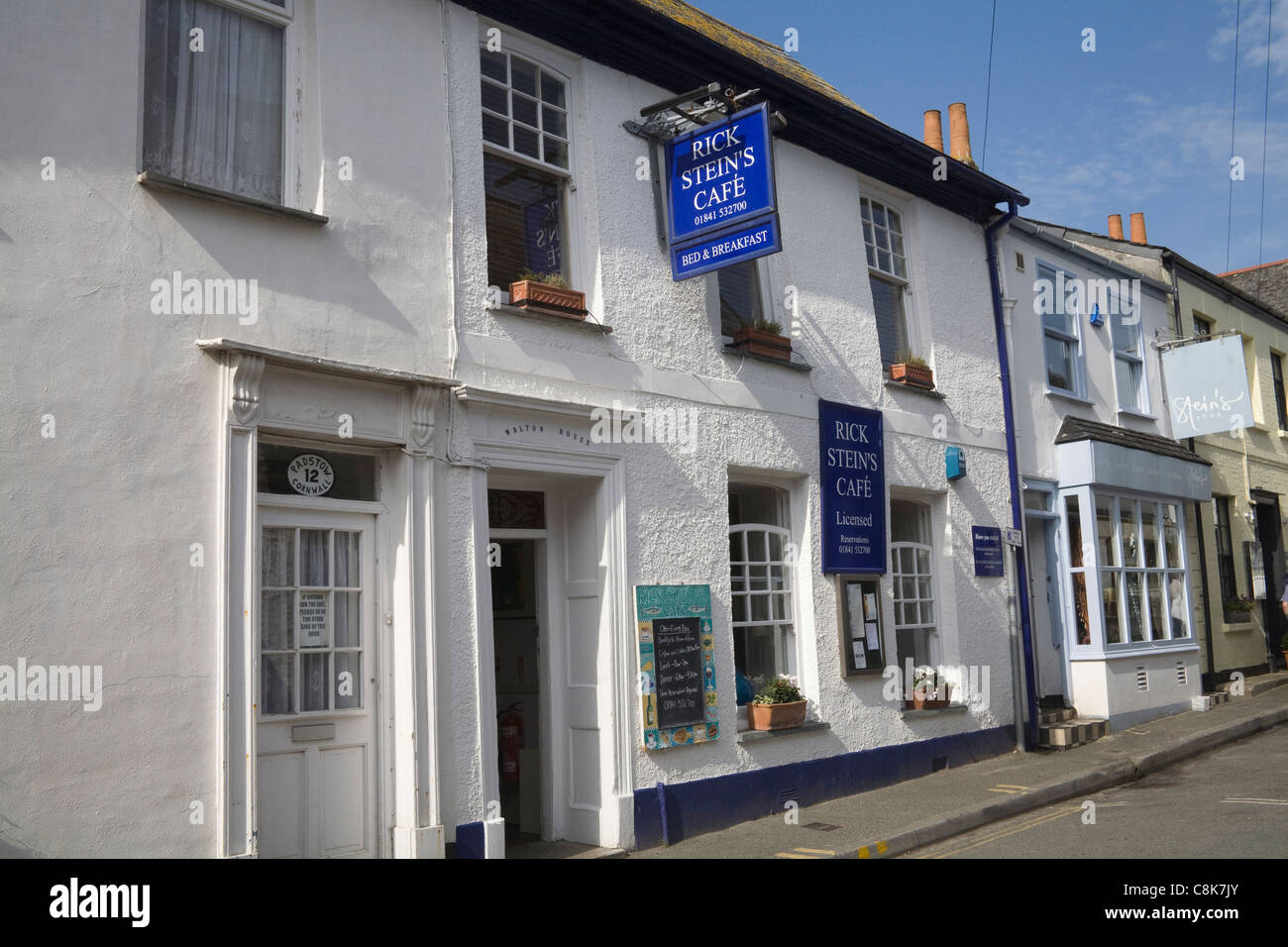 Padstow Cornwall England Rick Stein's famous fish cafe in this ...