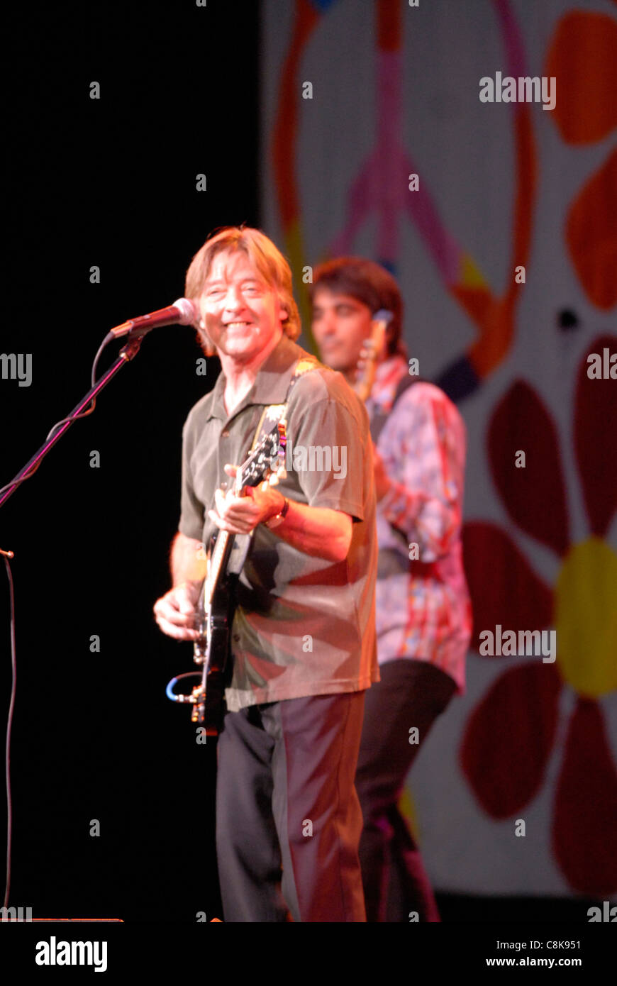 Joey molland of badfinger performs during hippifest in vienna hi-res ...