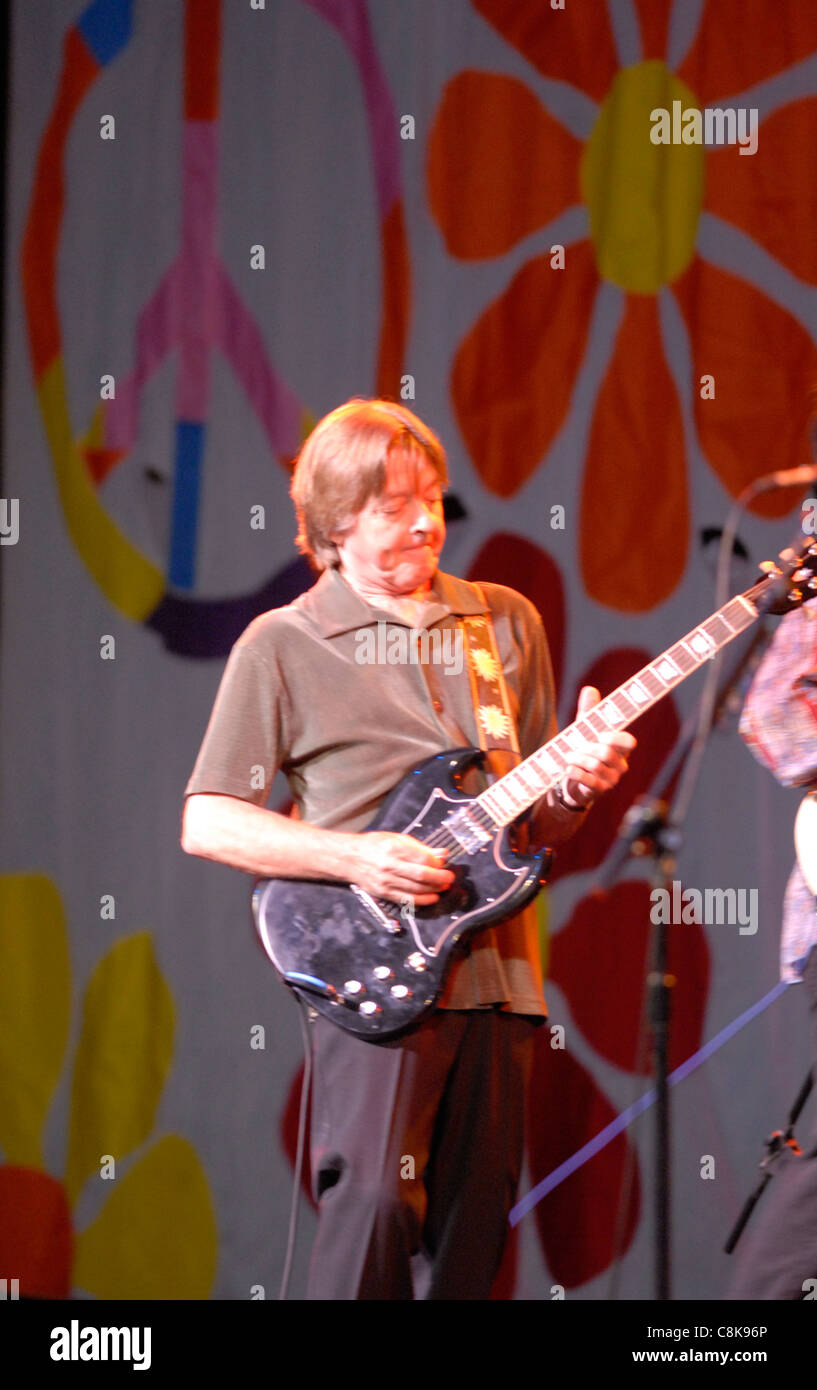 Joey Molland of Badfinger performs during Hippifest in Vienna, Virginia ...