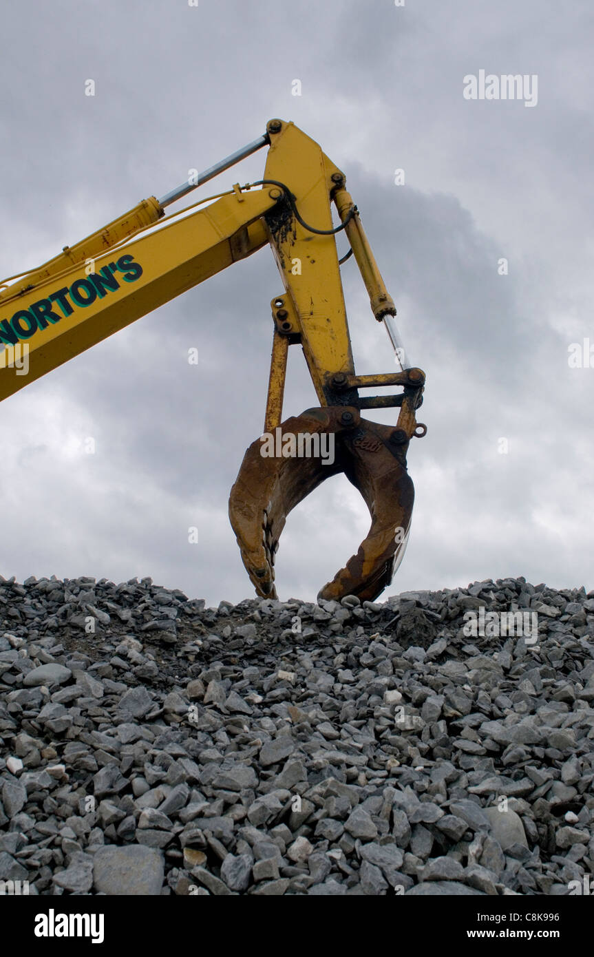 Rocks piling into sea hi-res stock photography and images - Alamy