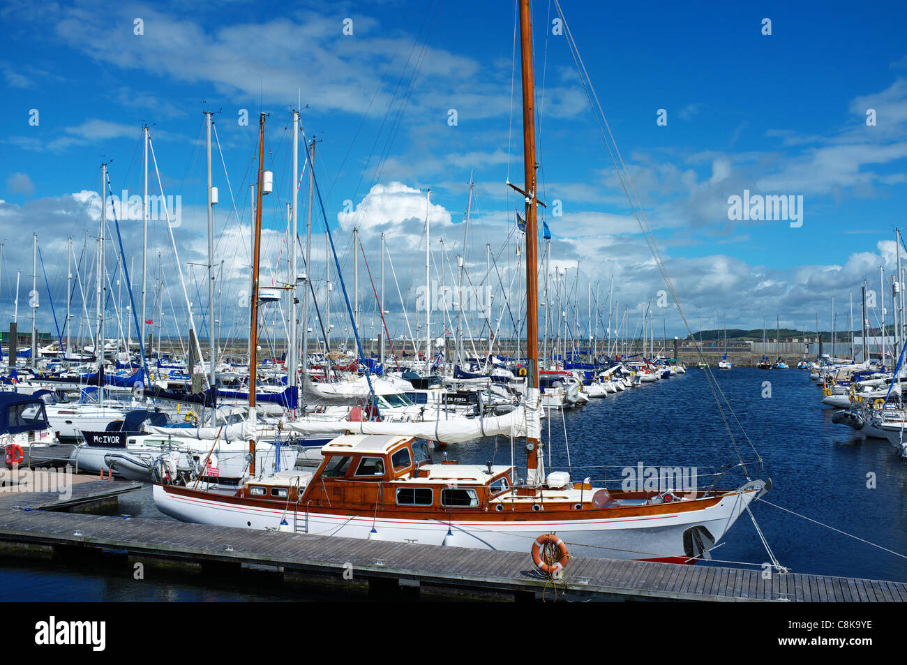 Troon Marina, Ayrshire, Scotland, United Kingdom Stock Photo - Alamy