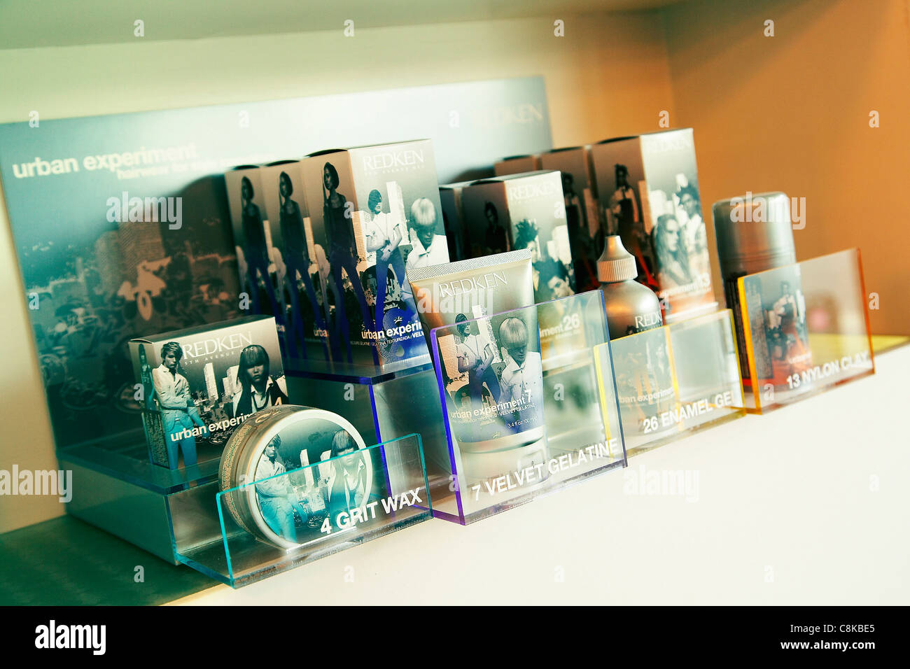 Hair products on display hi-res stock photography and images - Alamy