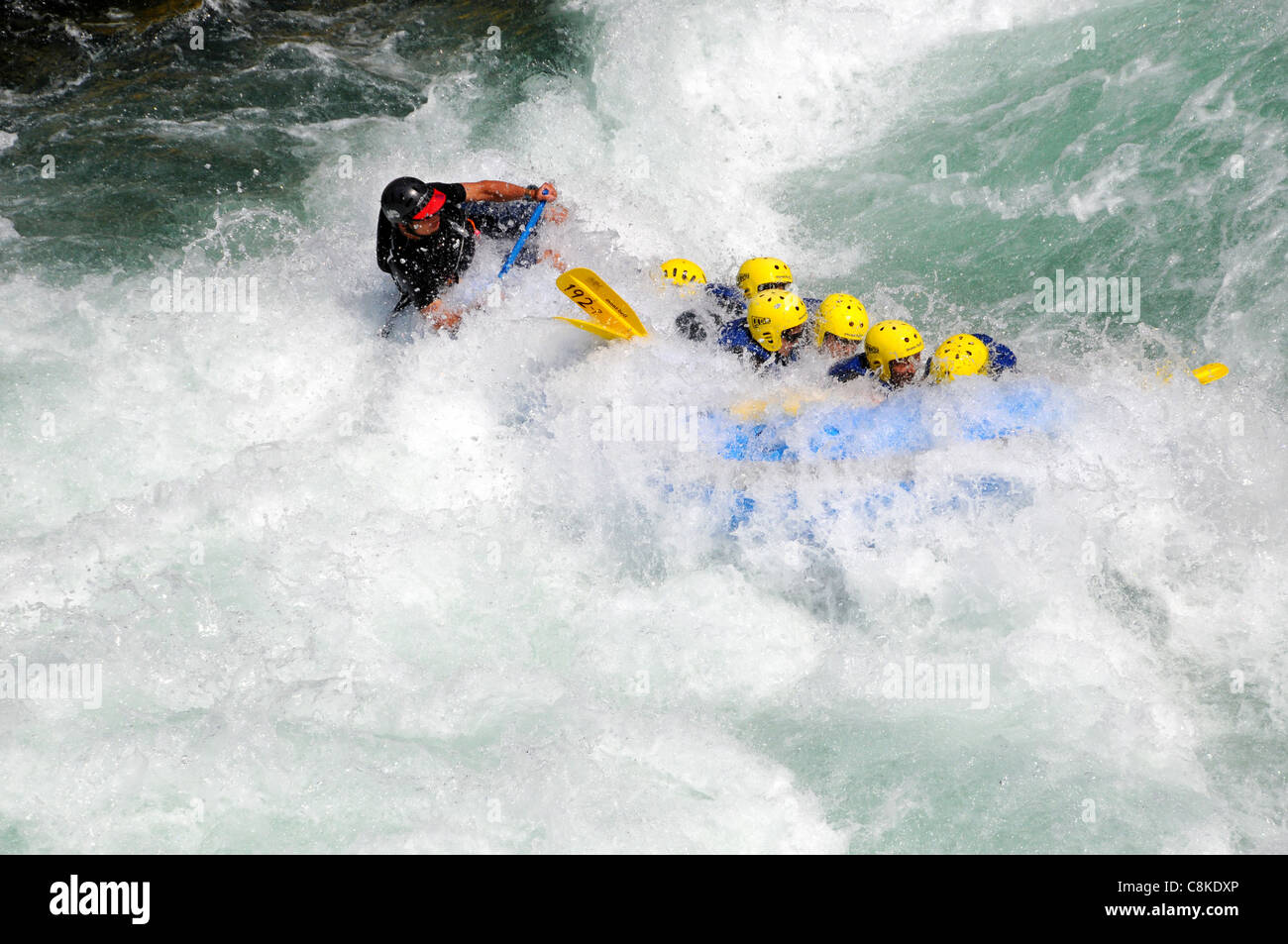 Woman raft guide hi-res stock photography and images - Alamy