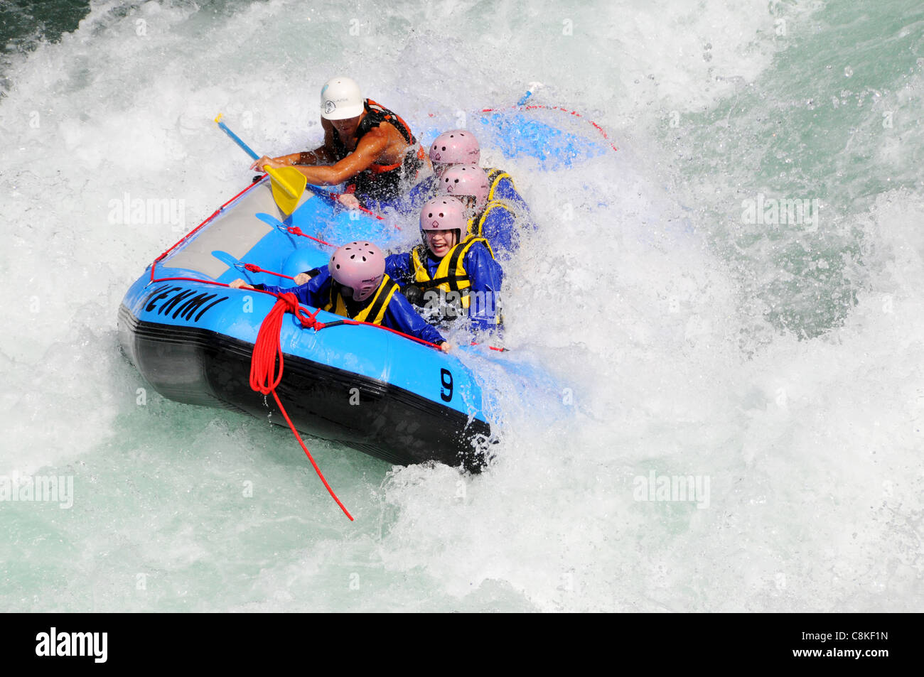 Woman raft guide hi-res stock photography and images - Alamy