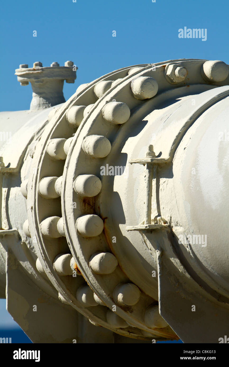 Pipe carrying sand on the Gold Coast of Australia Stock Photo - Alamy