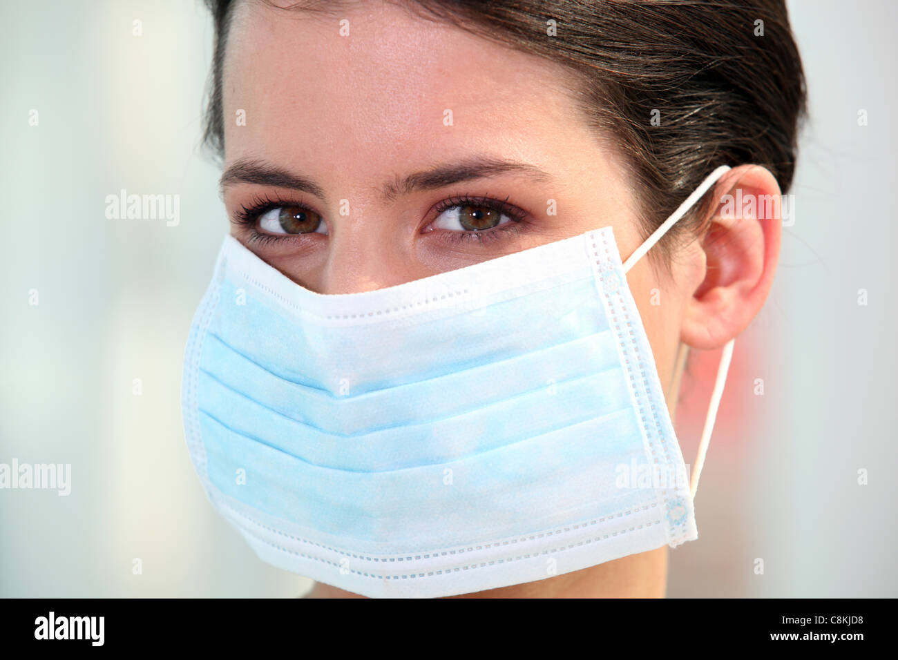 nurse wearing surgical mask Stock Photo - Alamy