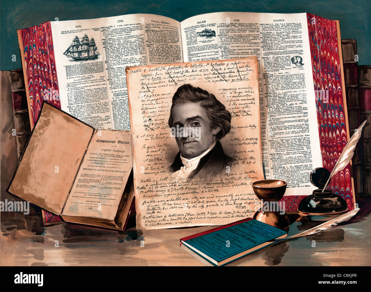 Noah webster hi-res stock photography and images - Alamy