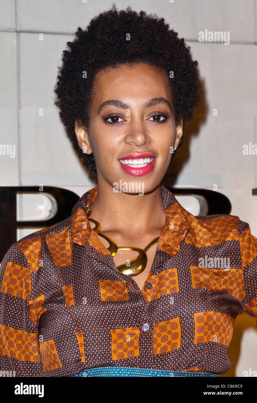 Solange Knowles at arrivals for Burberry Body Fragrance Launch Party ...