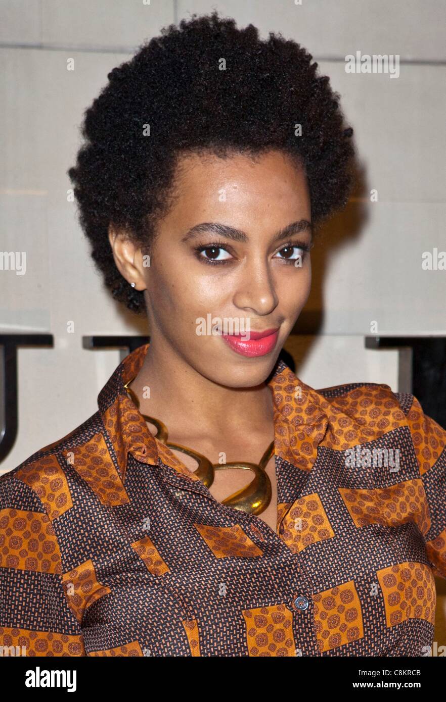 Solange Knowles at arrivals for Burberry Body Fragrance Launch Party ...