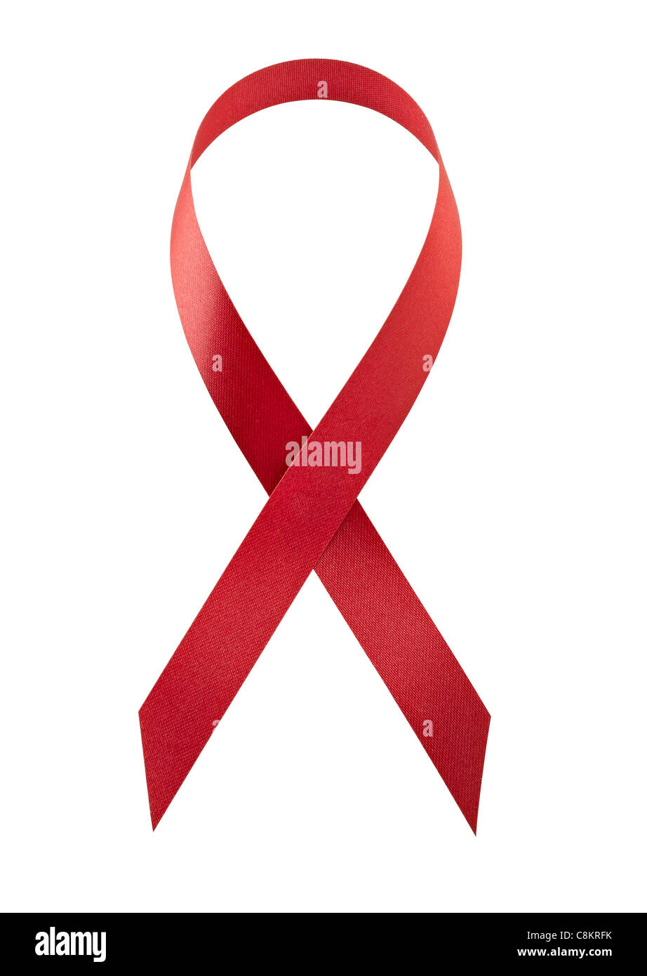 Aids awareness red ribbon Stock Photo - Alamy