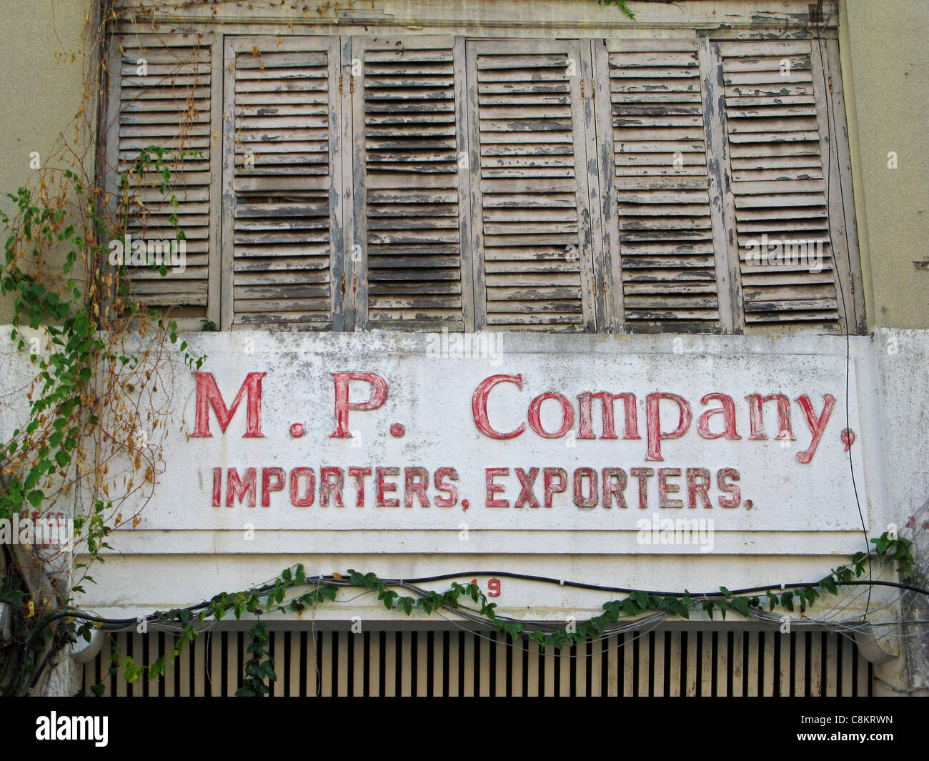 Malaysia Penang Shutters Building High Resolution Stock Photography and ...