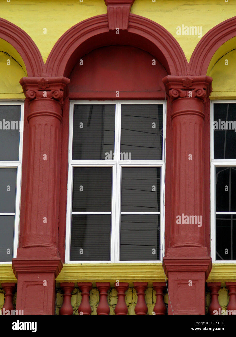 Detail of building windows Stock Photo - Alamy