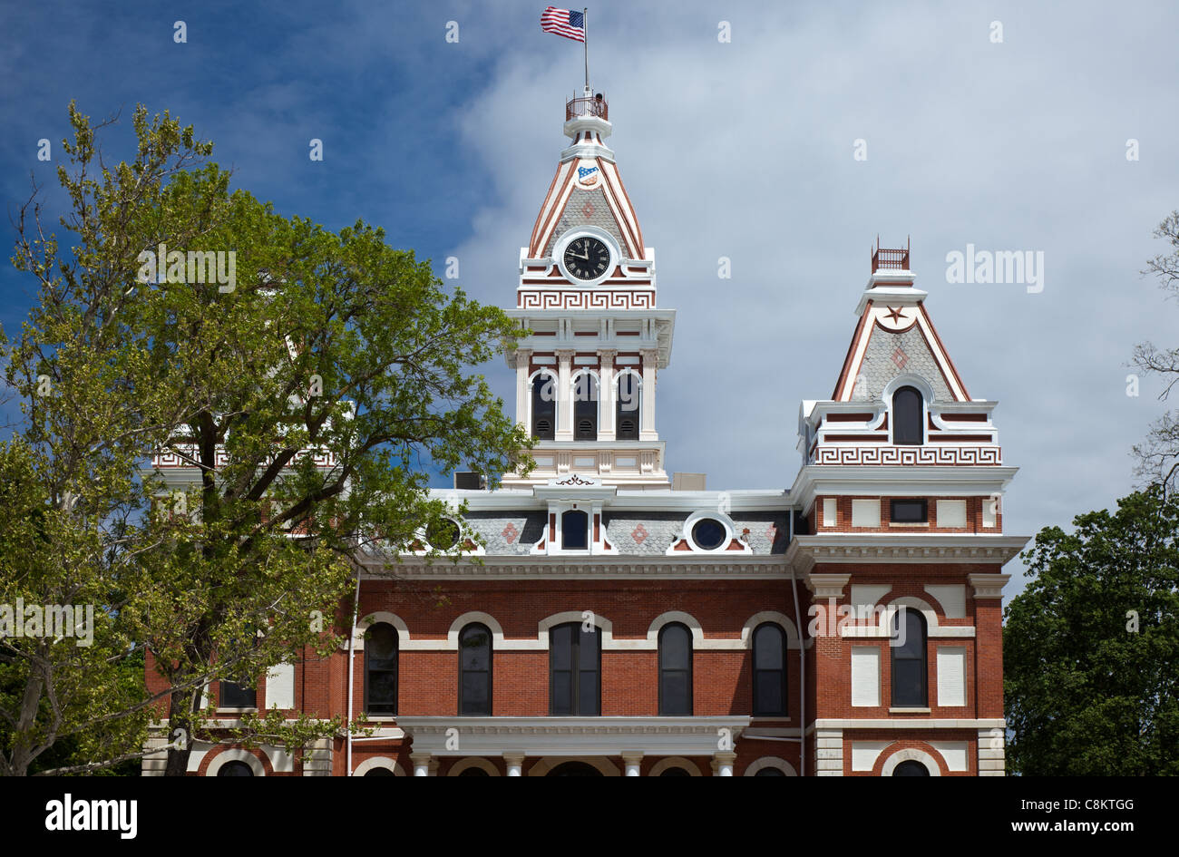 U.S.A. Illinois, Route 66, Pontiac, the Court House Stock Photo - Alamy