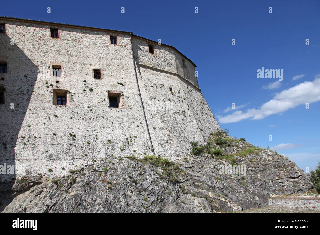 Italia. Fortress San Leo in Rimini region Stock Photo - Alamy