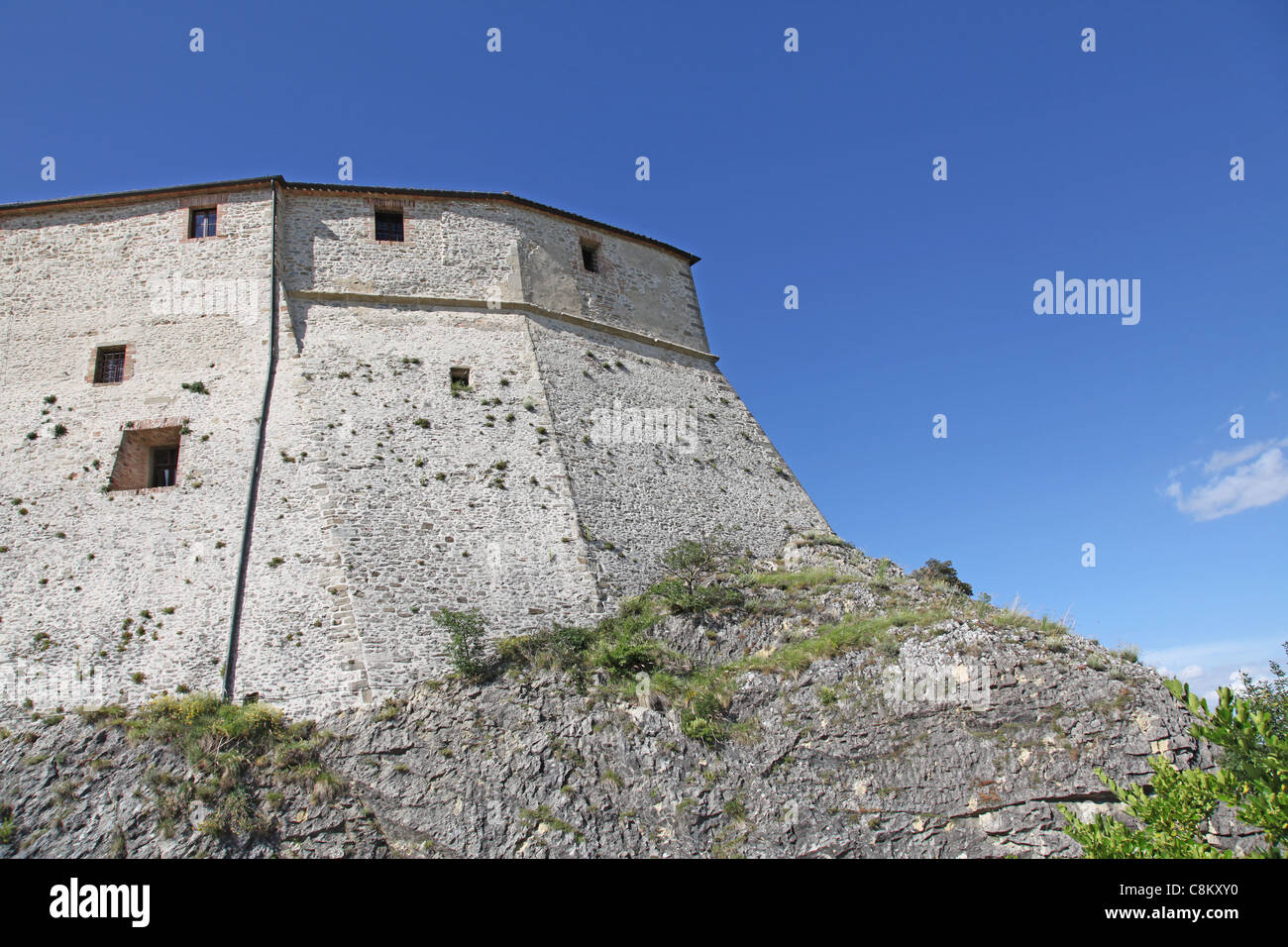Italia. Fortress San Leo in Rimini region Stock Photo - Alamy