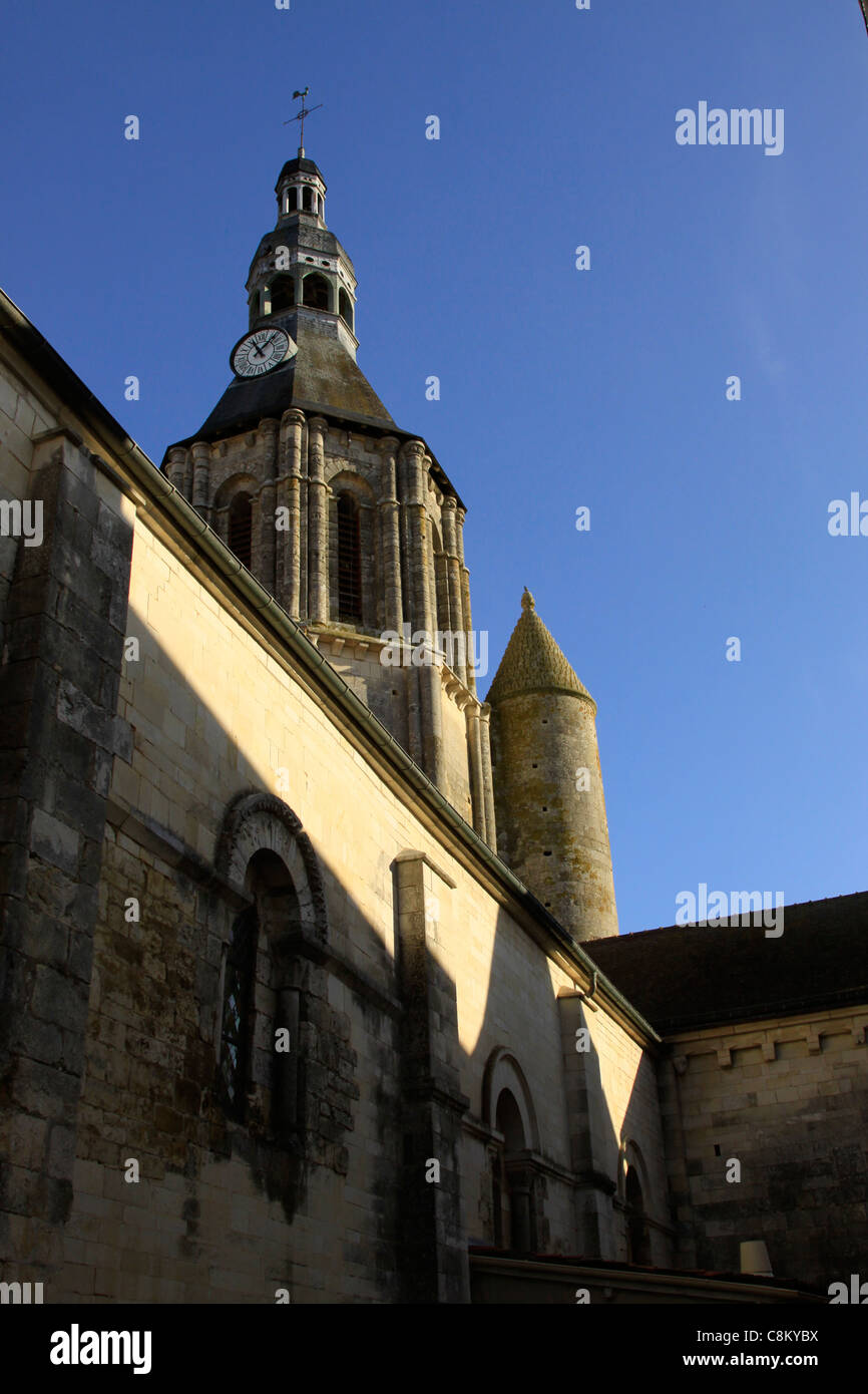 Eglise Saint-Nicolas Civray Stock Photo - Alamy