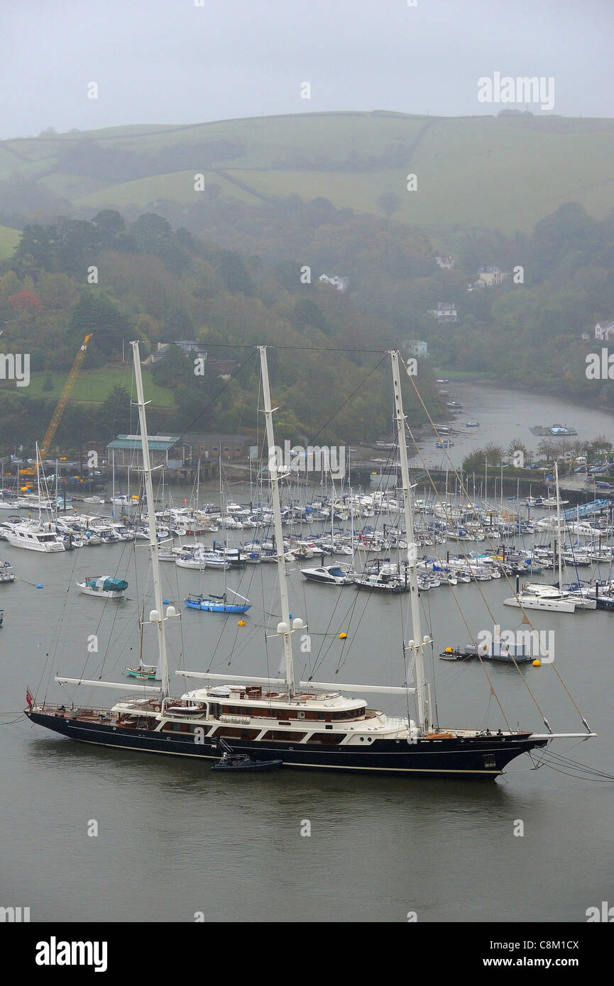 The super-yacht Eos - the largest private sailing yacht in the world ...