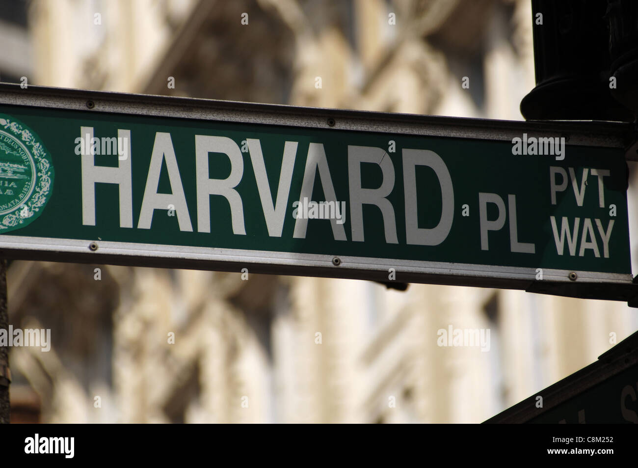 Indication of Harvard Square. Boston. Massachusetts. United States ...