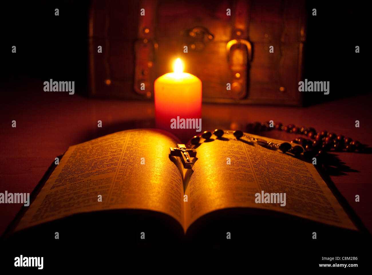 Bible and other religious books Stock Photo - Alamy