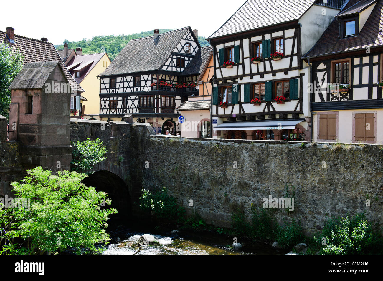 Kaysersberg,Alsace,France,13th-16th century Medieval Walled Town,Church ...
