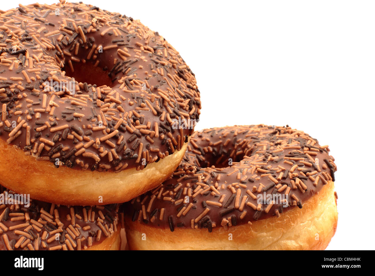 Iced donuts (or doughnuts Stock Photo - Alamy