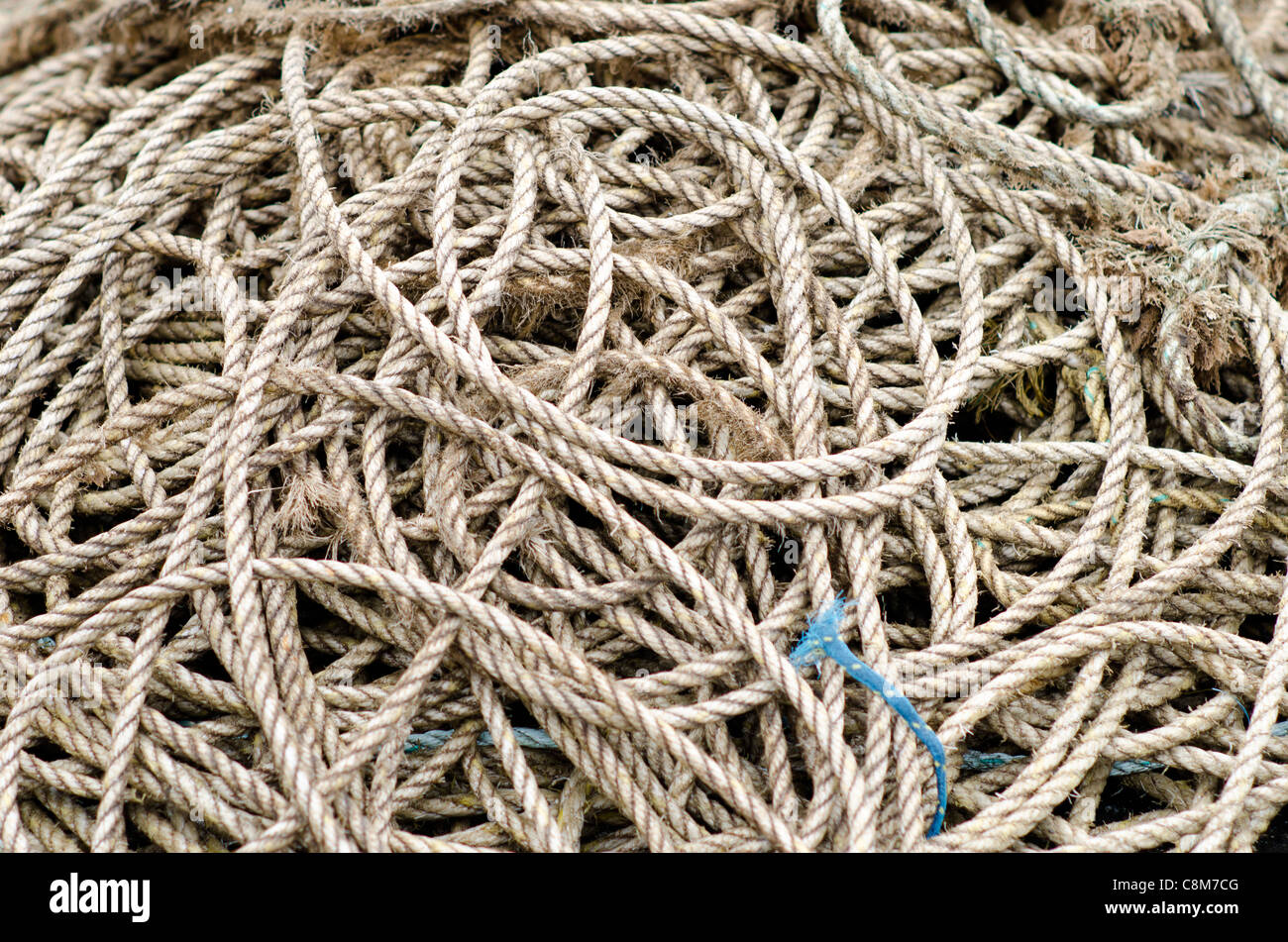 Fishing boat rope hi-res stock photography and images - Alamy