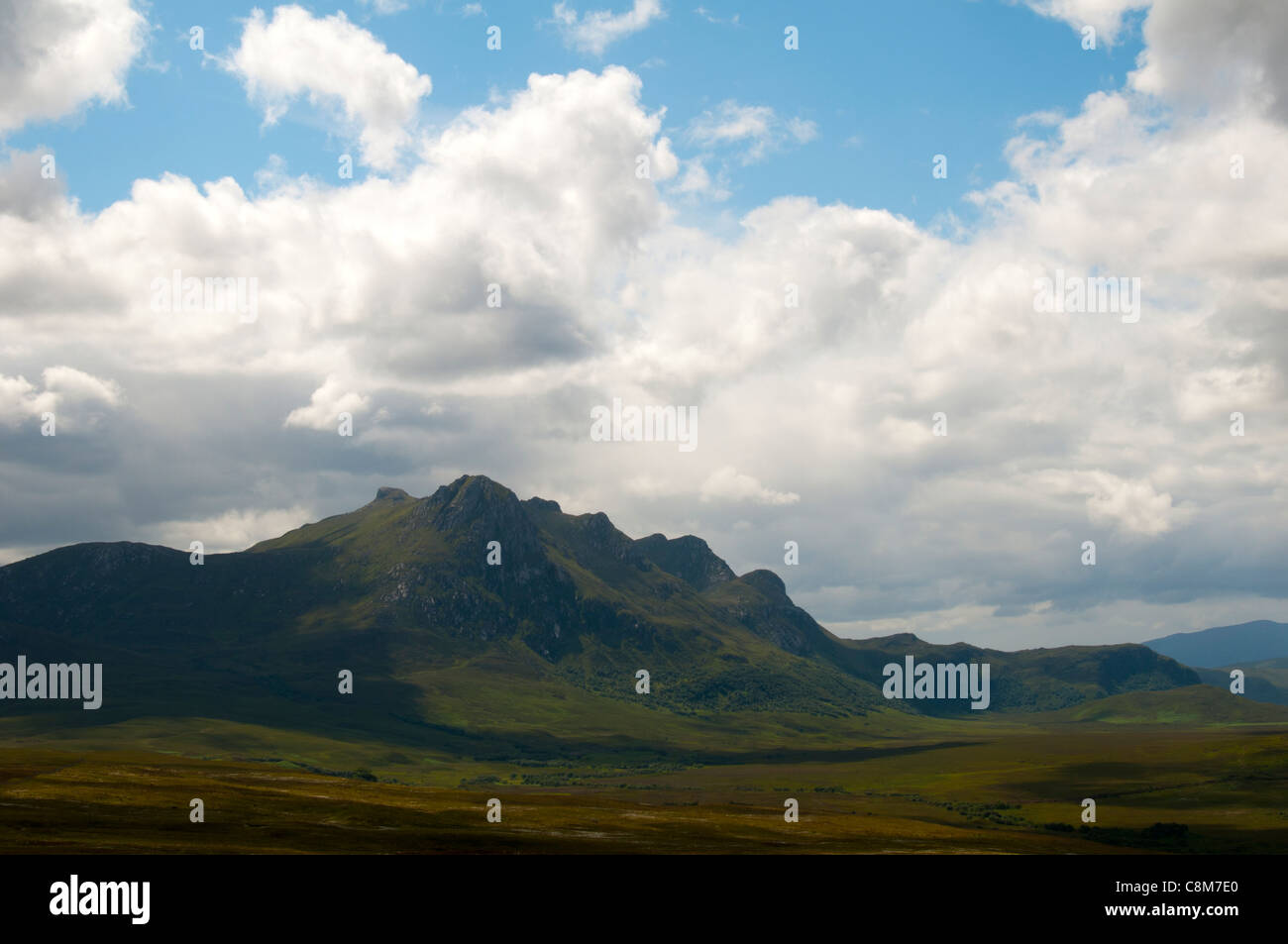 Ben Loyal from near Achnenclach bothy, below Beinn Stumanadh ...