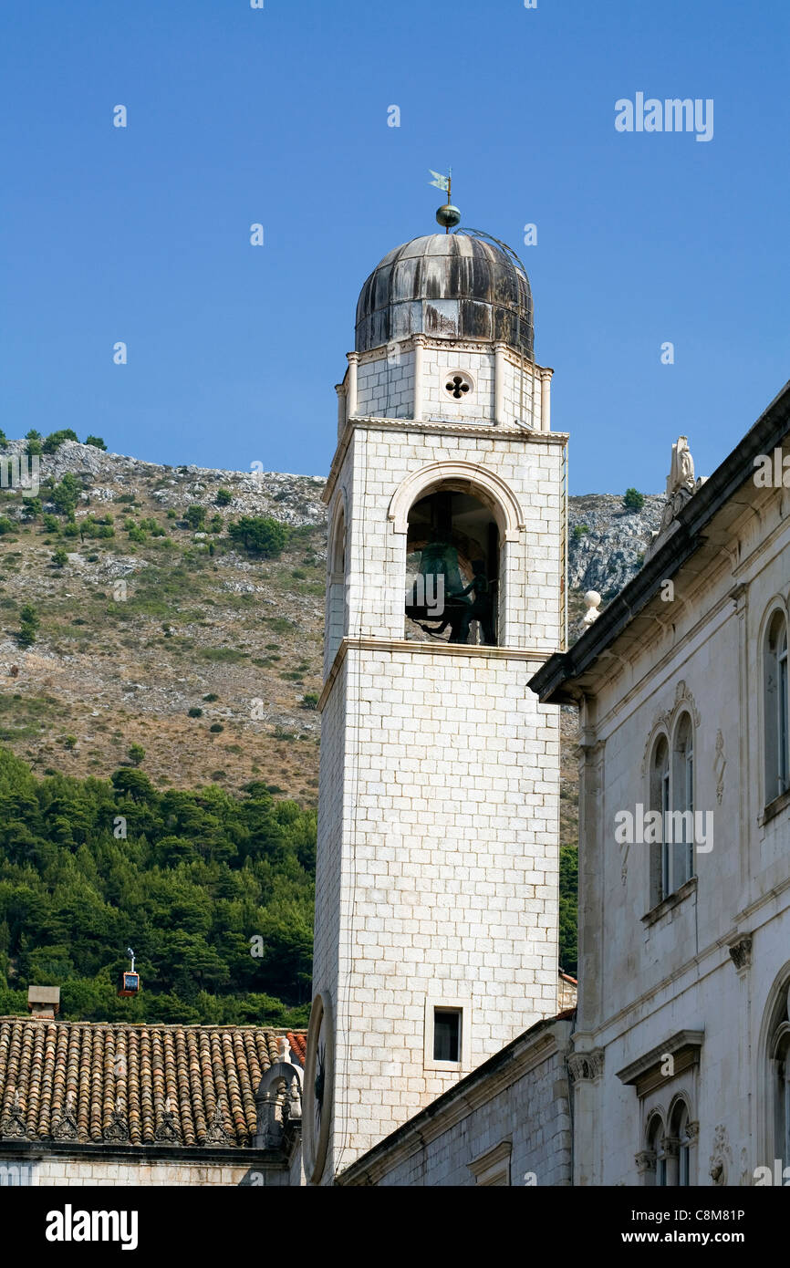The City Bell Tower Dubrovnik Croatia Stock Photo - Alamy