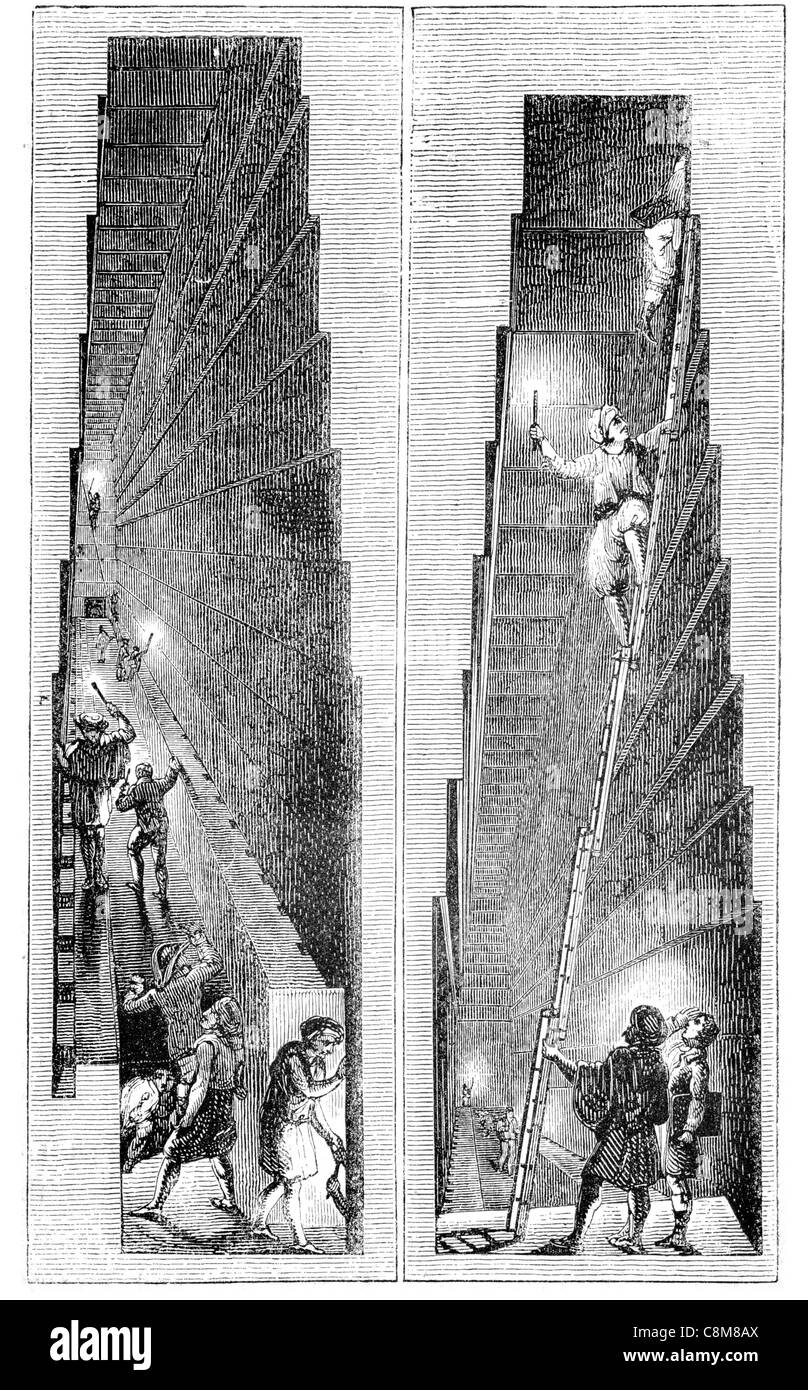 Inside pyramid of giza hi-res stock photography and images - Alamy