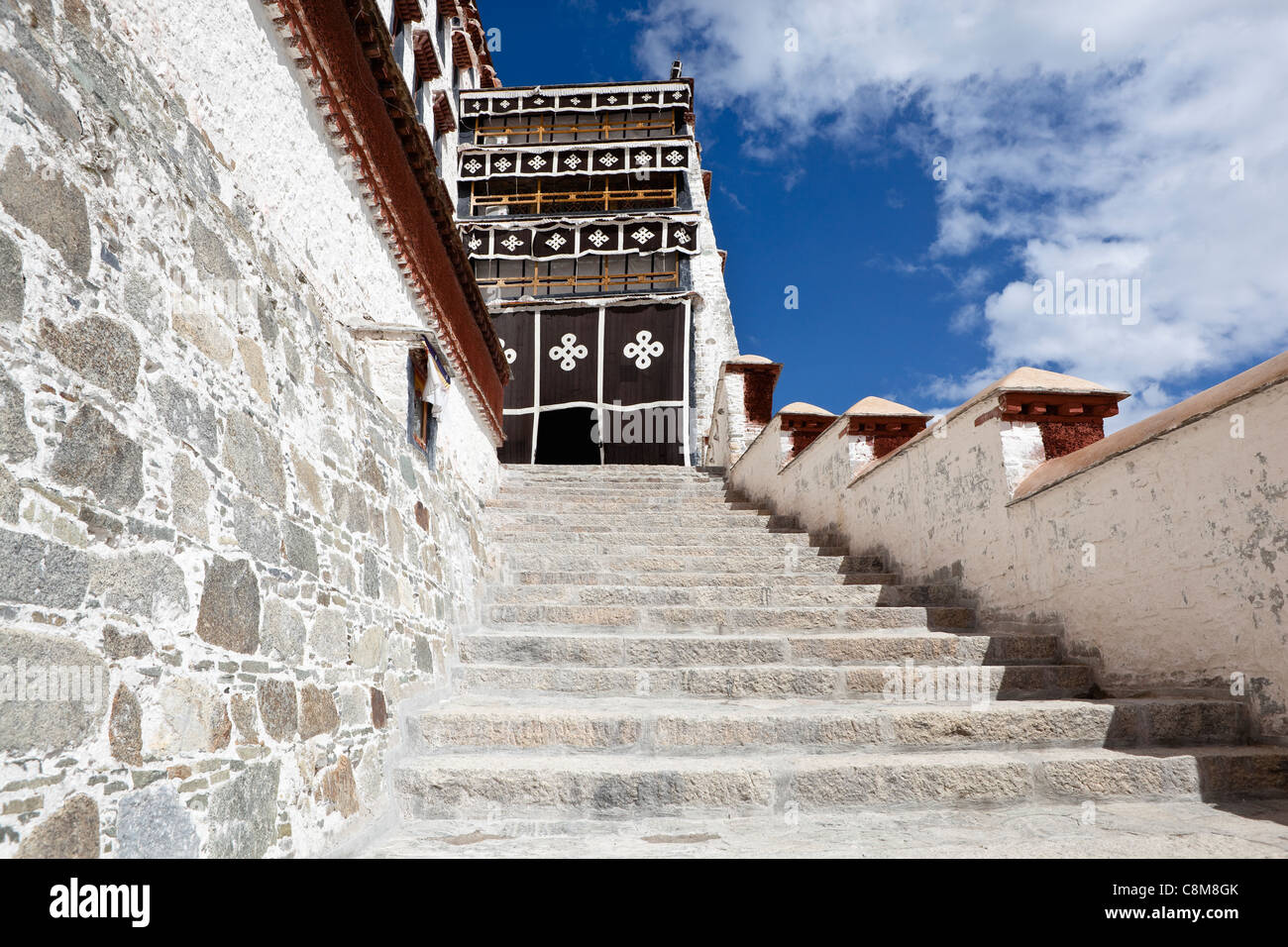 lhasa, tibet: building in potala palace Stock Photo - Alamy