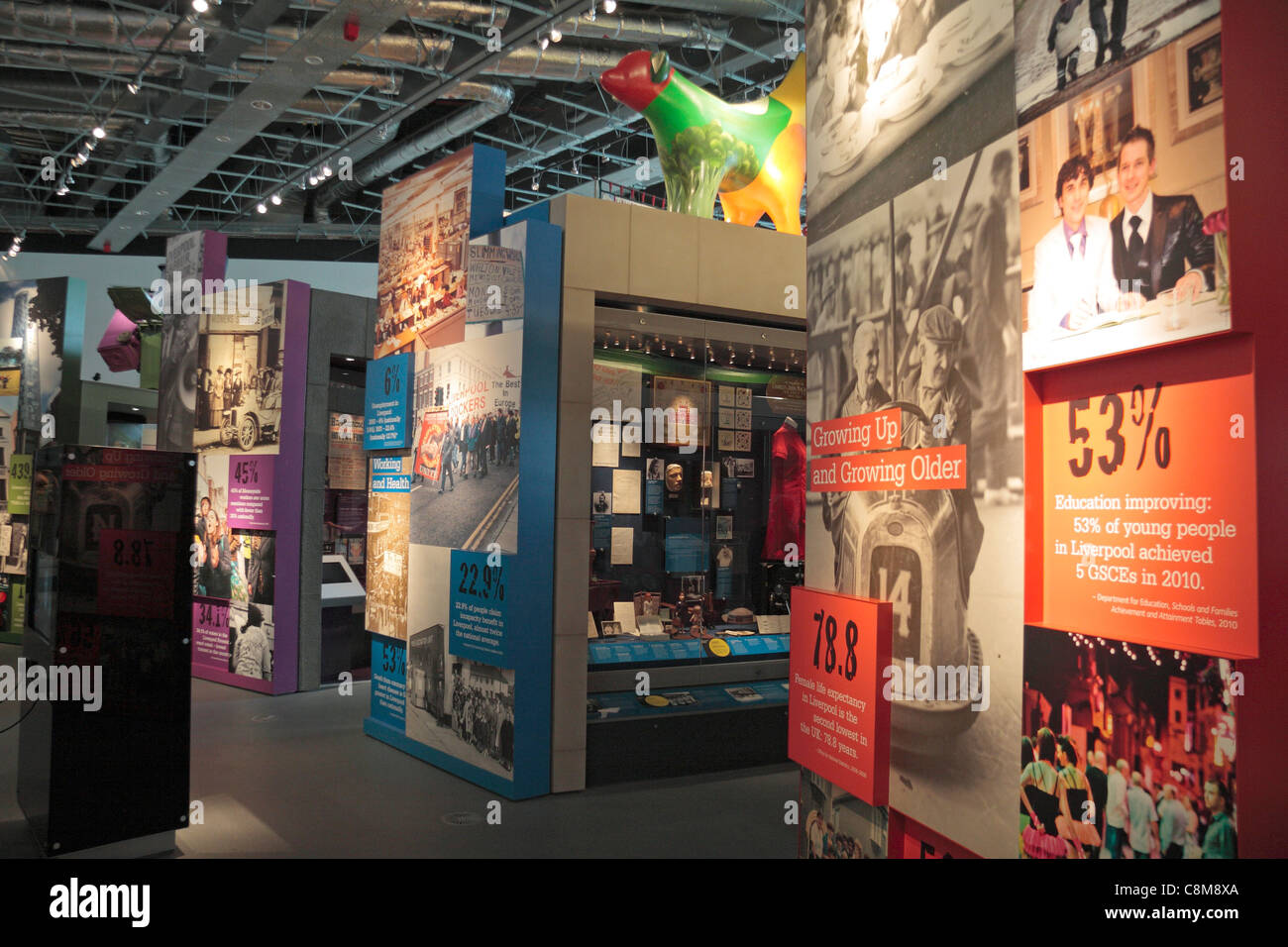 General view in "The People's Republic" exhibition, Museum of Liverpool ...
