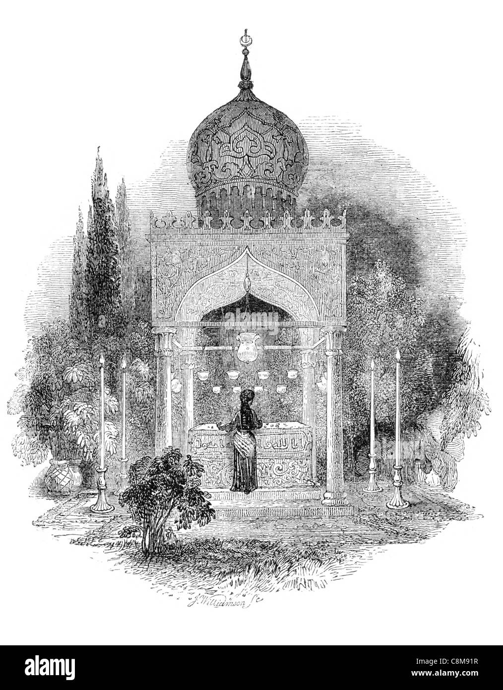 Mohammedan Tomb Islam Islamic worship temple church prayer pray Grave ...