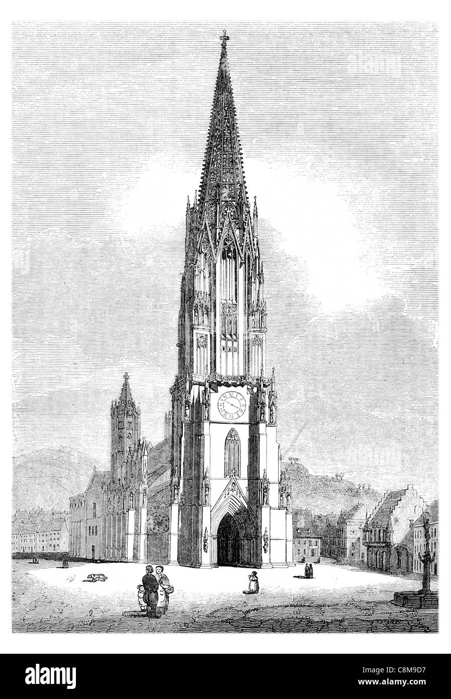 Freiburg Minster cathedral Germany romanesque Gothic Catholic ...