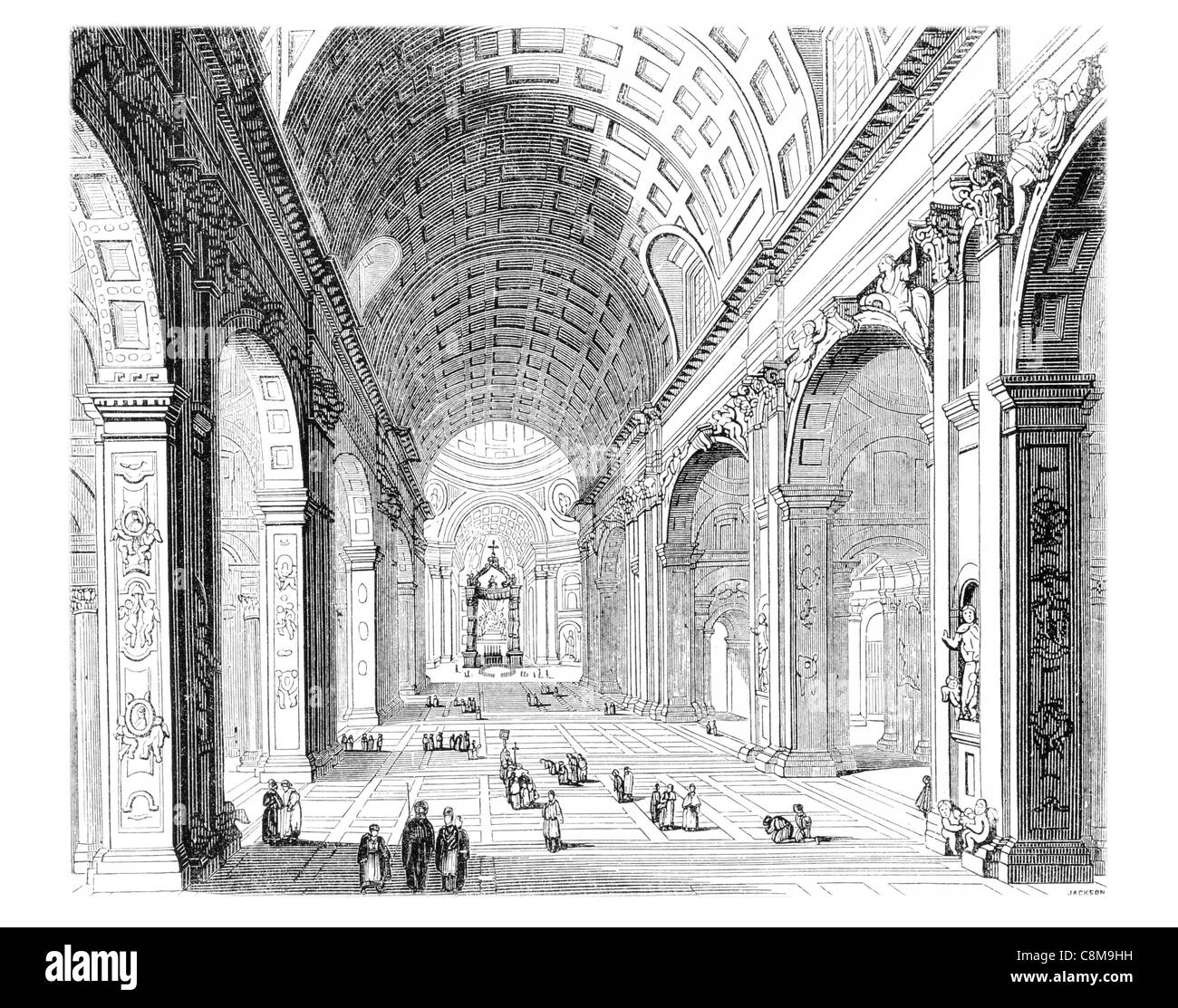 Palace church interior Cut Out Stock Images & Pictures - Alamy