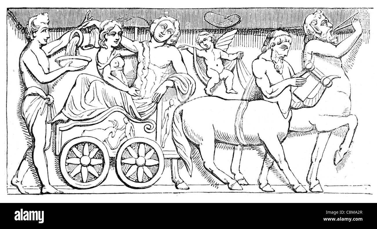 Bacchanalian Choral Procession bacchanalia wild mystic festival Greco ...