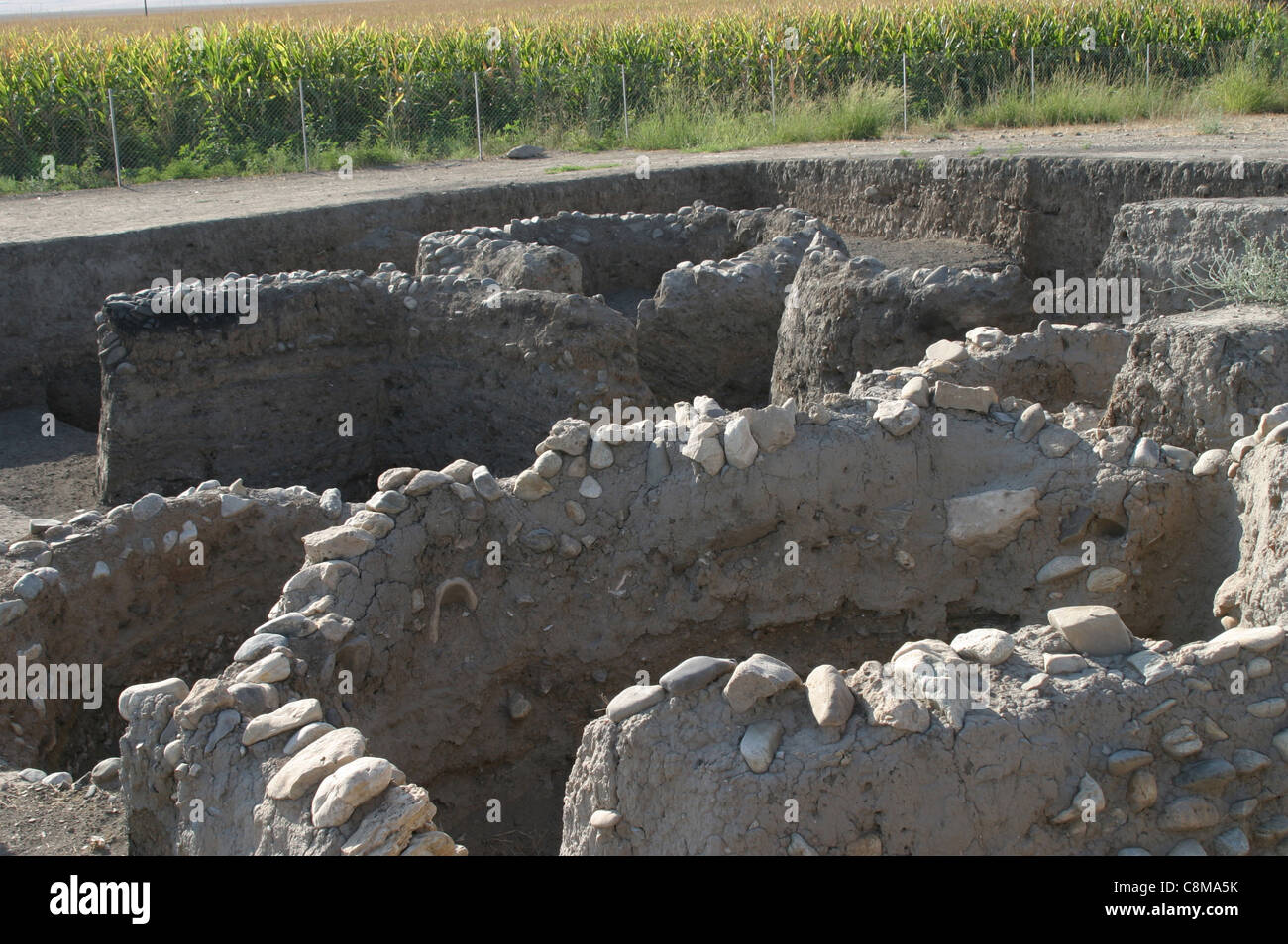 Early neolithic archaeological site of Kortik Tepe, Batman province ...