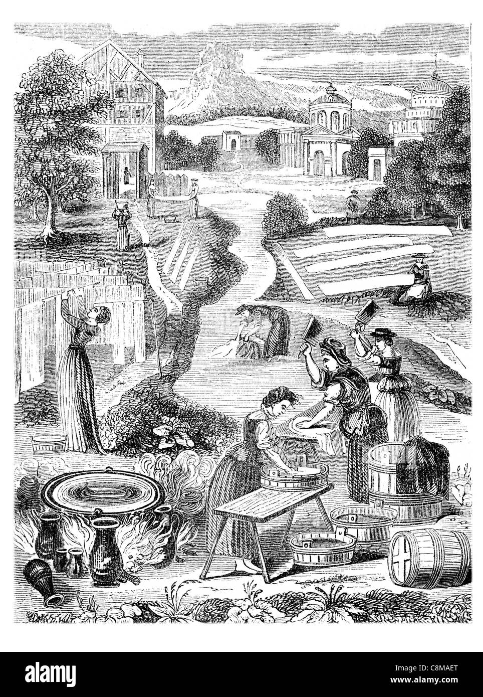 Victorian laundry maid High Resolution Stock Photography and Images - Alamy